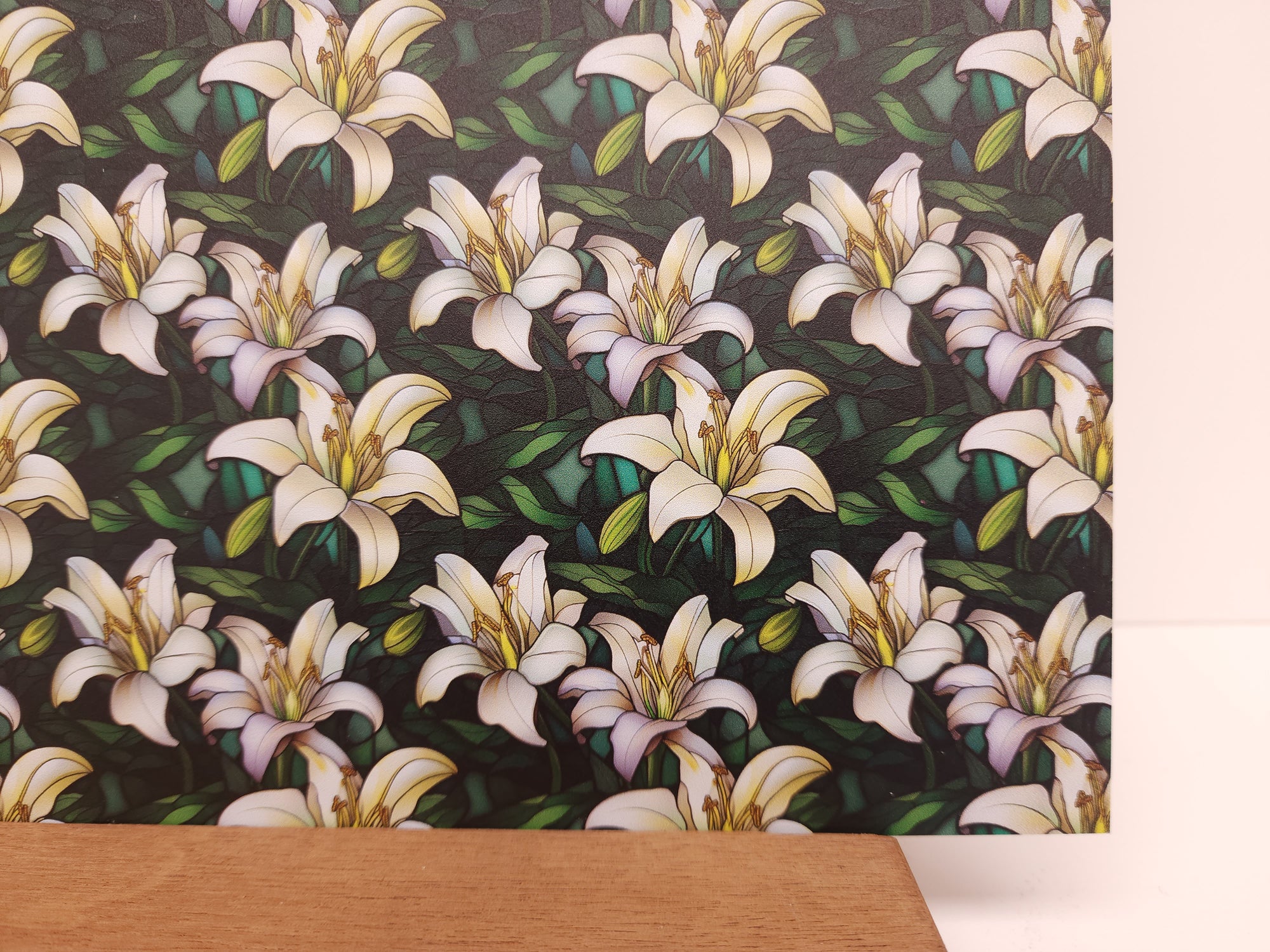 PatternPly® Easter Lily Stained Glass – Smokey Hill Designs