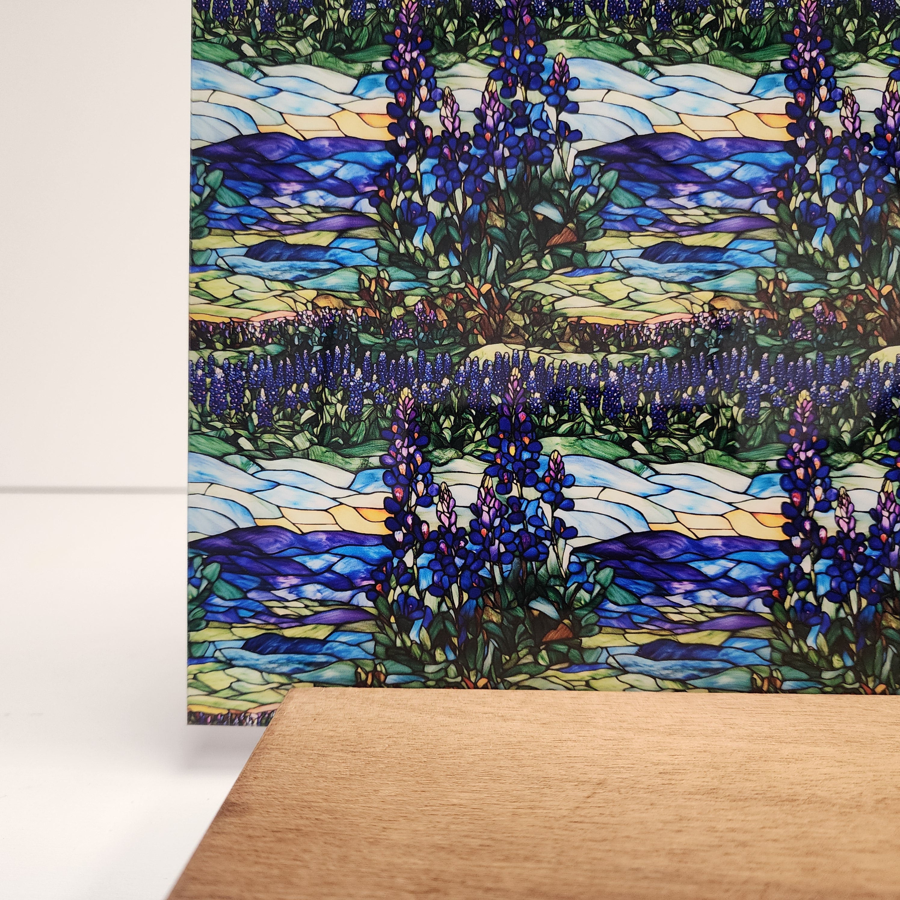 PatternPly® Stained Glass Bluebonnet Sky – Smokey Hill Designs