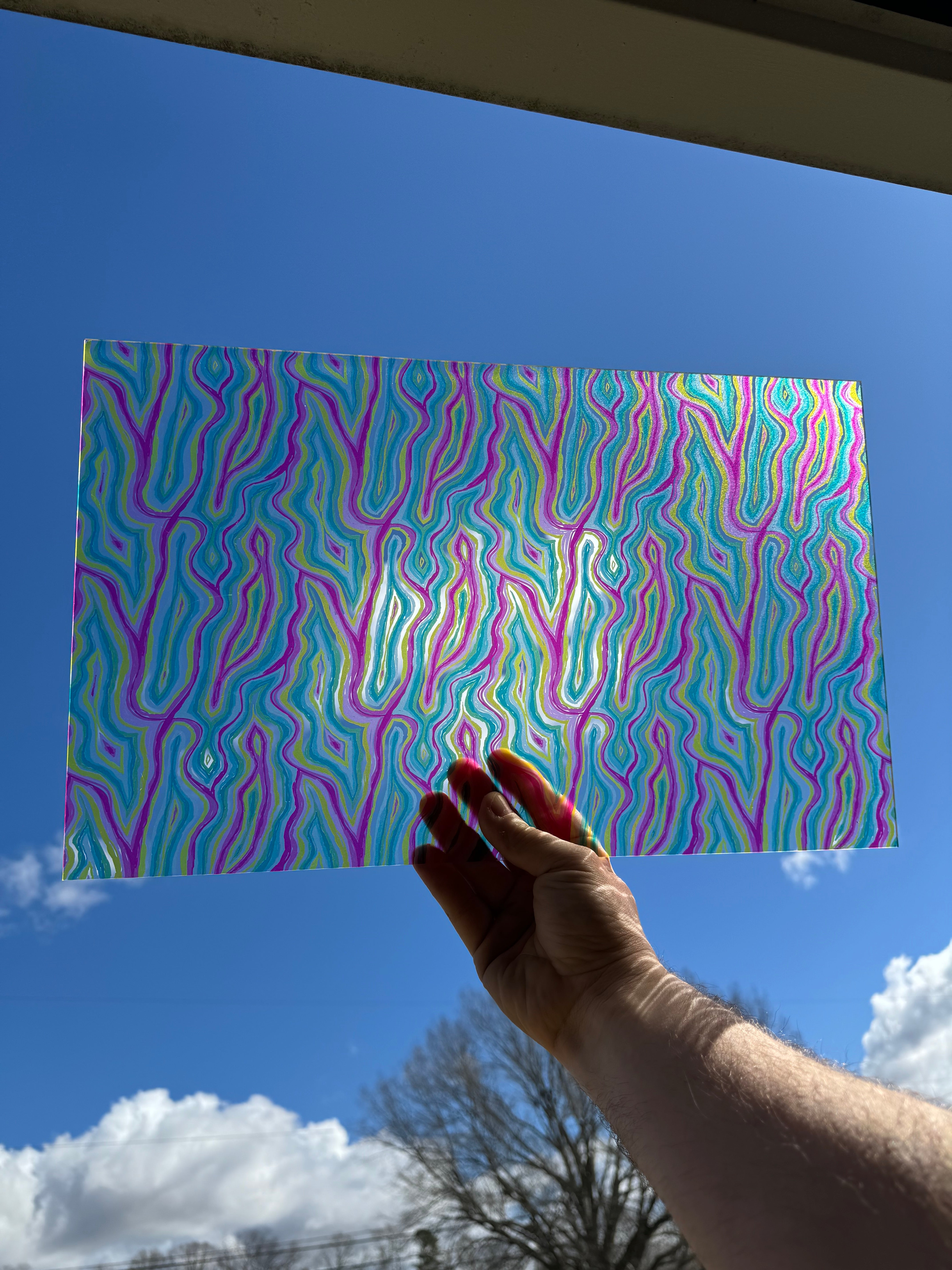 PatternPly® Transparent Preppy Sketched Lines – Smokey Hill Designs