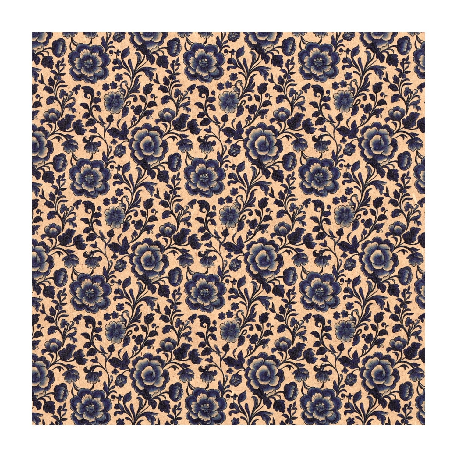 PatternPly® Naturals Blue Vine Florals – Smokey Hill Designs