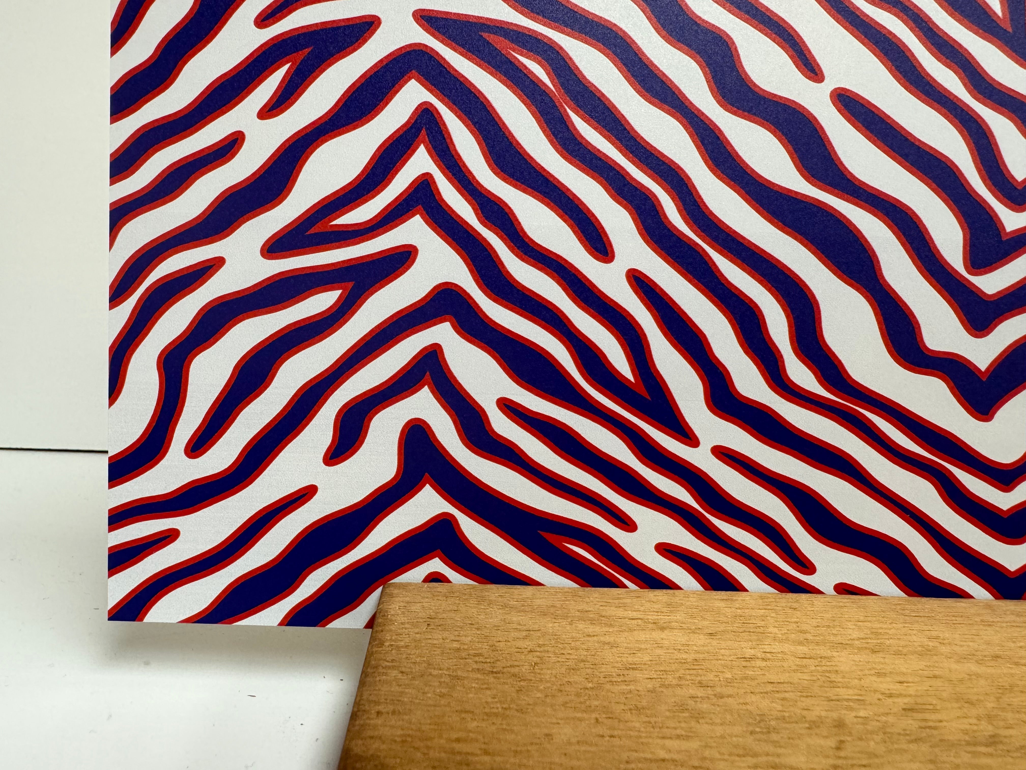 PatternPly® Full Coverage Mini Red White Blue Zebra – Smokey Hill Designs