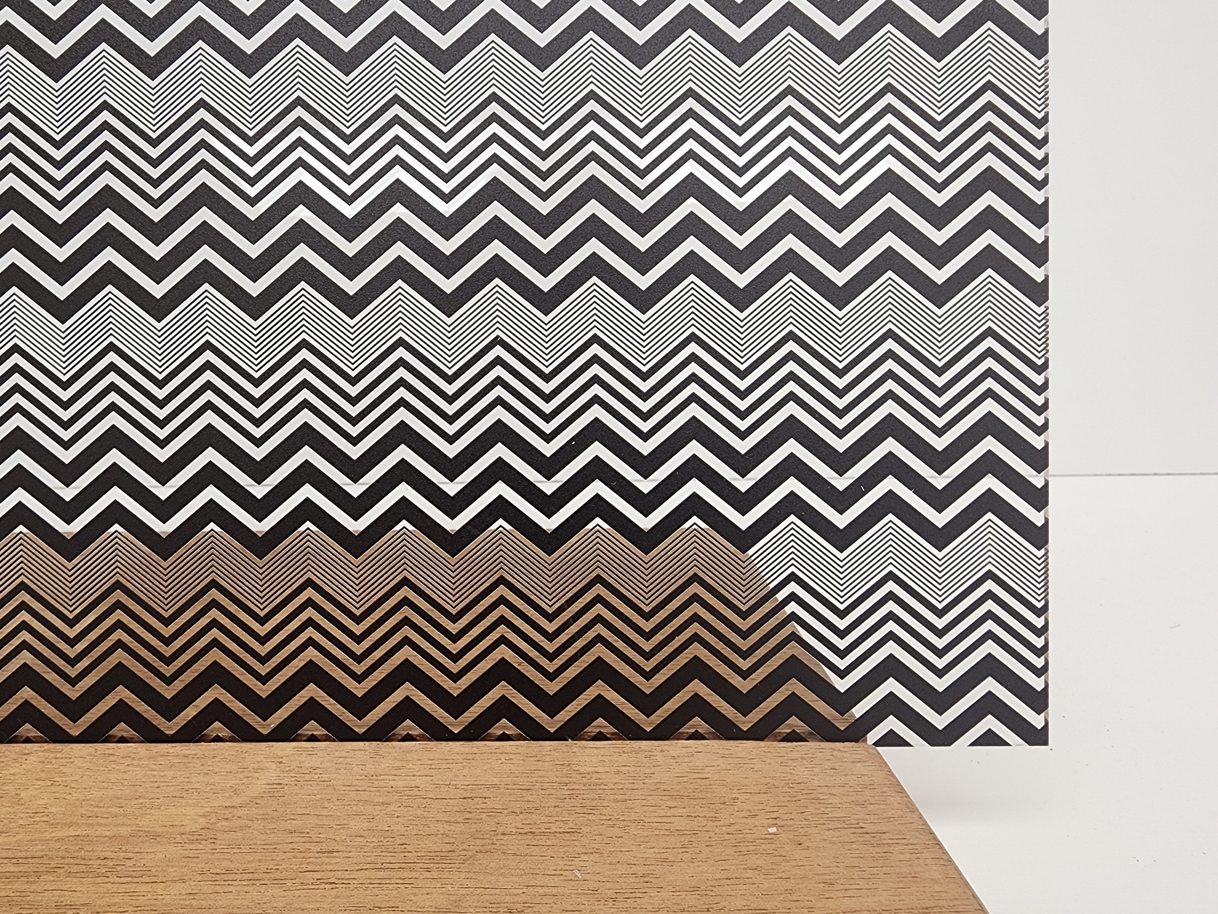 PatternPly® Scattered Chevron BLACK – Smokey Hill Designs