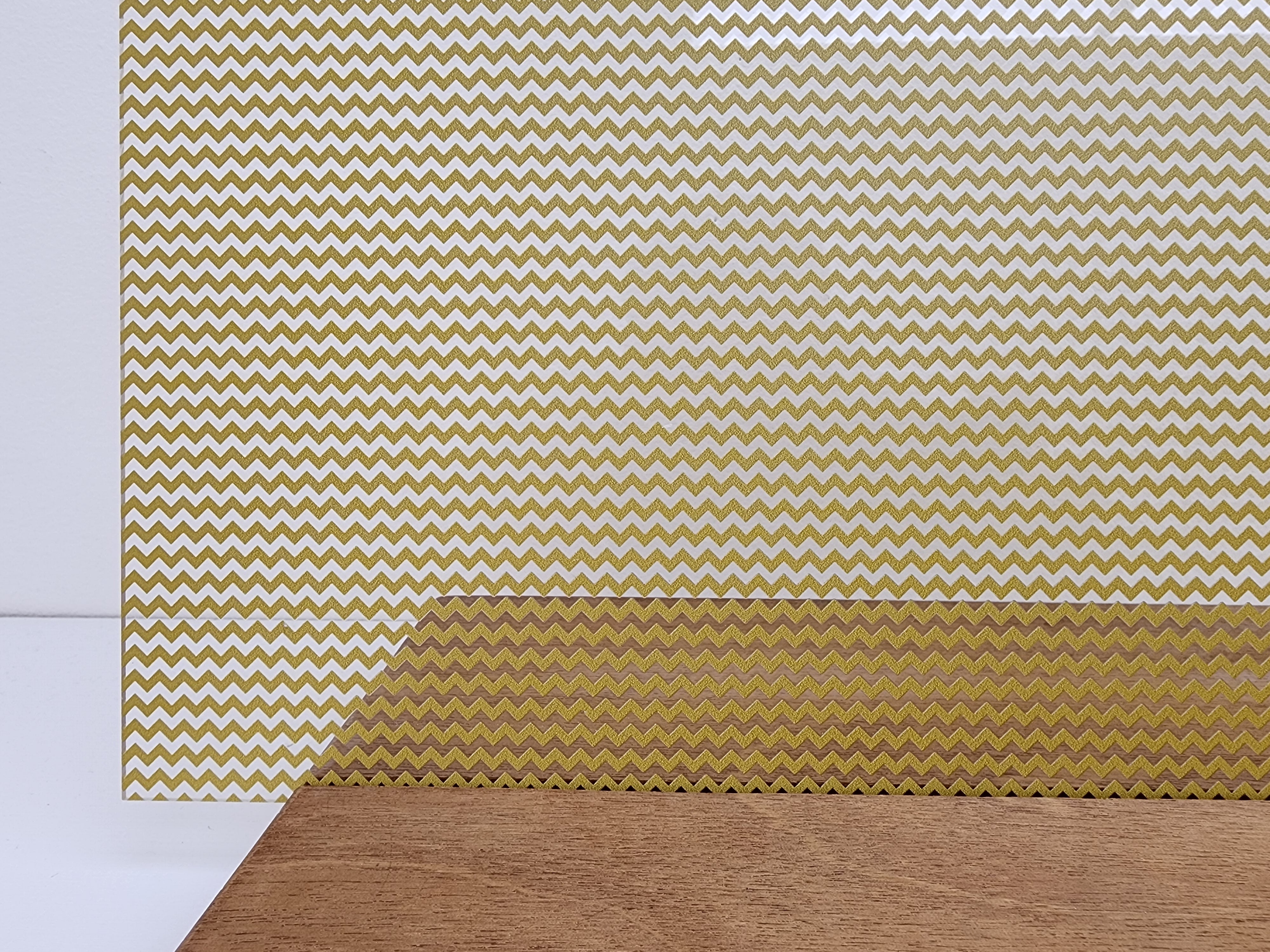 PatternPly® Scattered Micro School Chevron GOLD – Smokey Hill Designs
