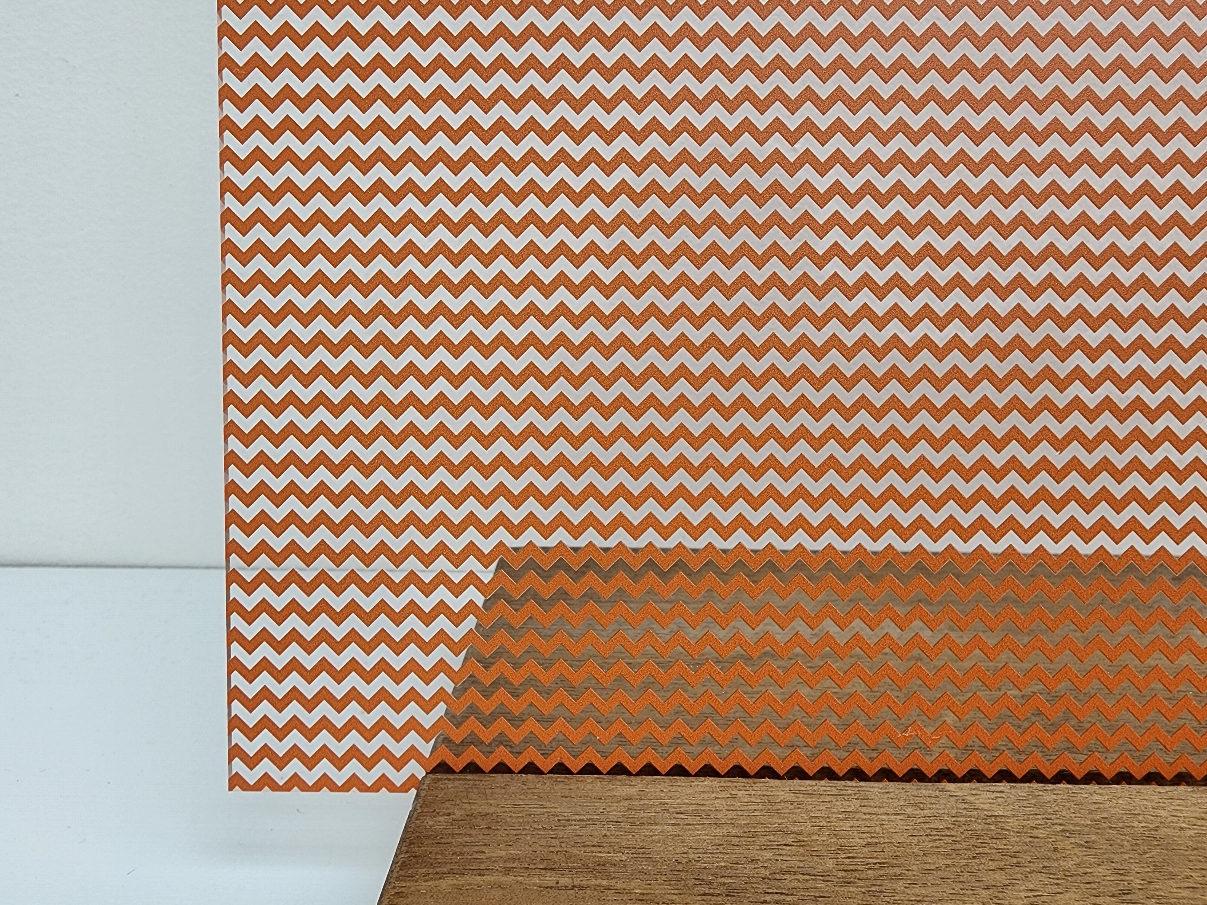 PatternPly® Scattered Micro School Chevron ORANGE – Smokey Hill Designs