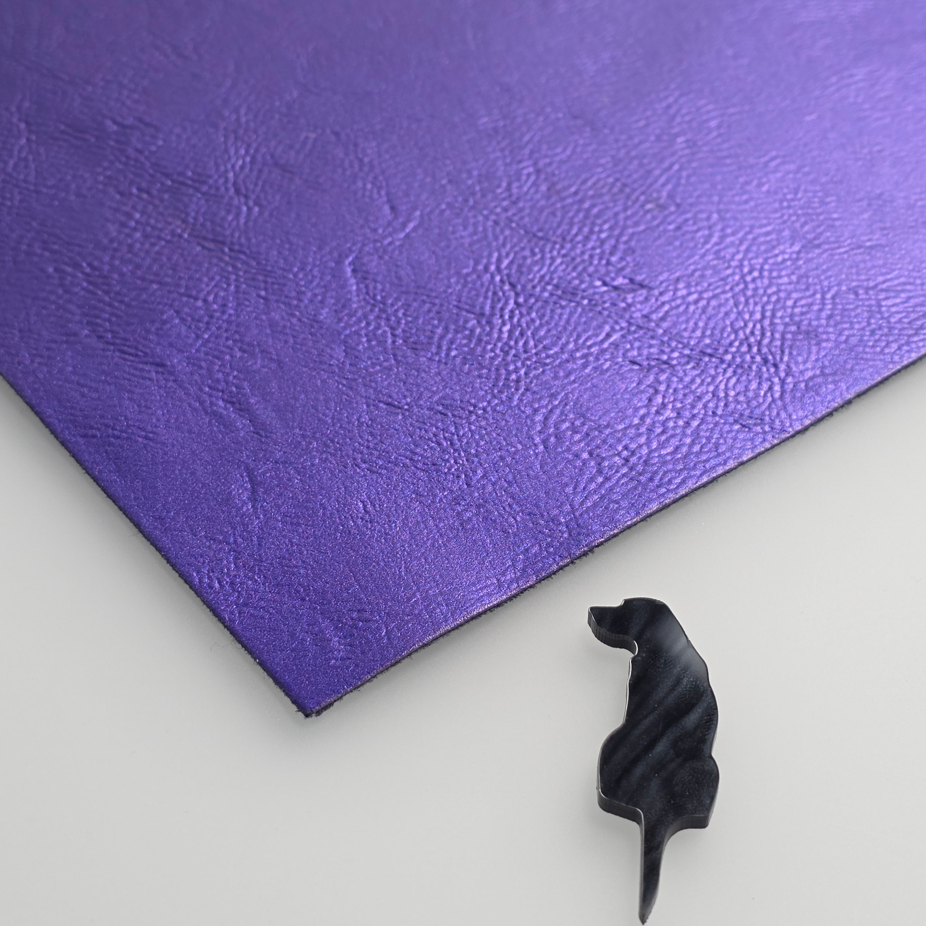 Electric Grape ChromaHide™ Leatherette – Smokey Hill Designs
