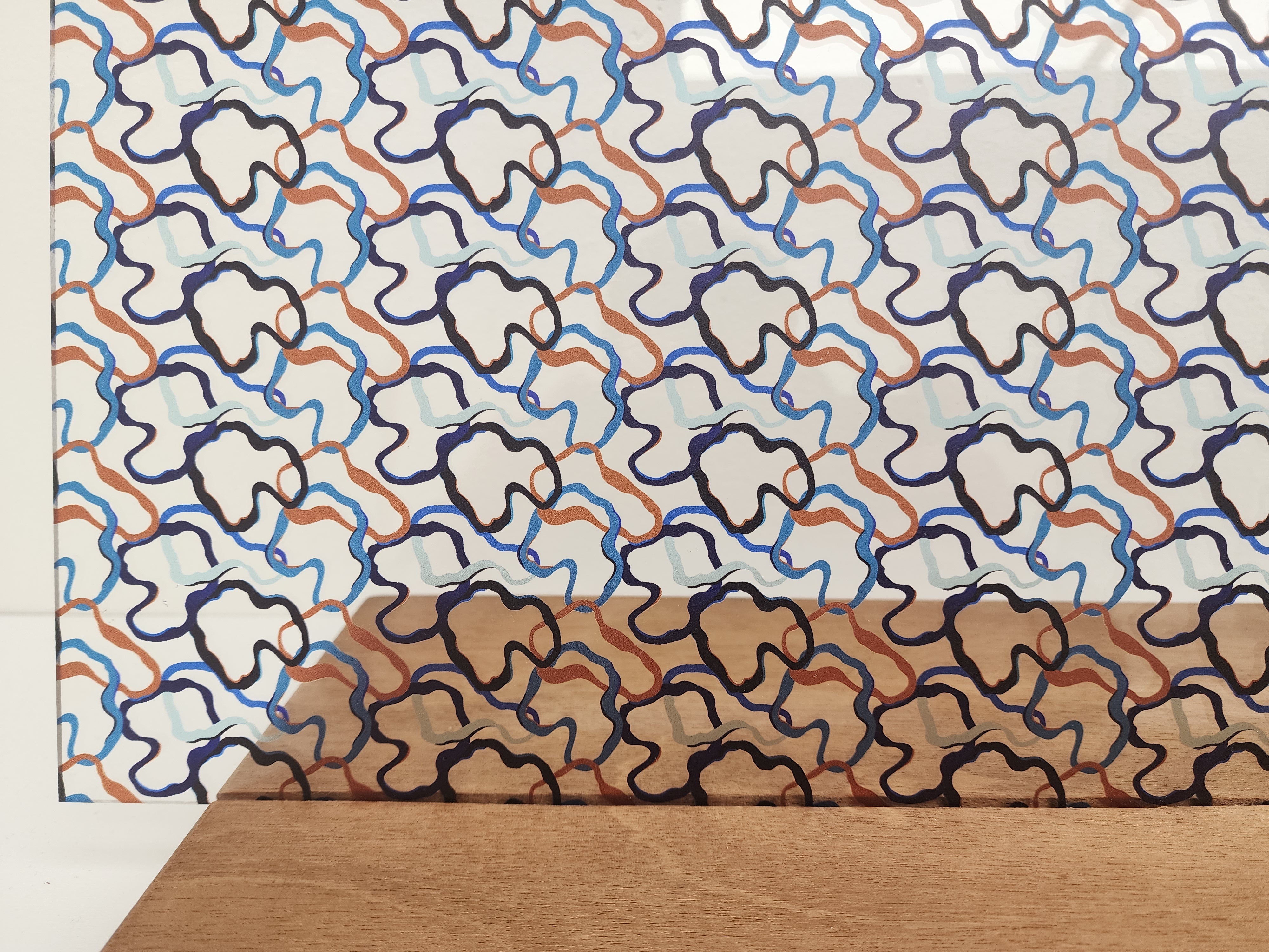 PatternPly® Scattered Interlocking Blues – Smokey Hill Designs