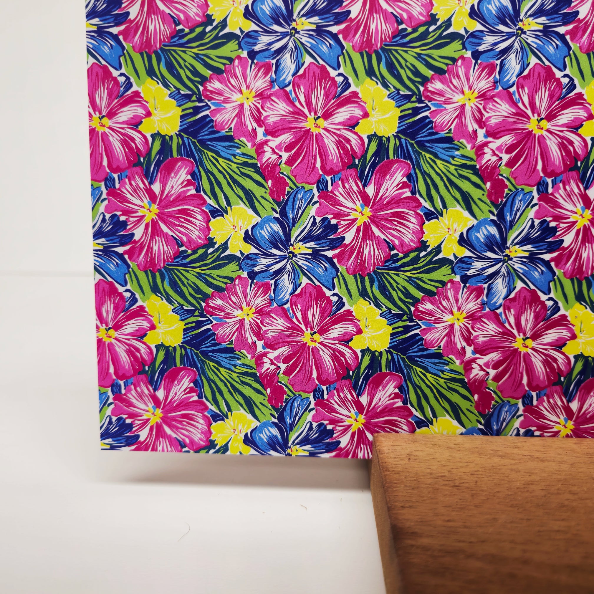 PatternPly® Full Coverage Preppy Hibiscus LARGE – Smokey Hill Designs