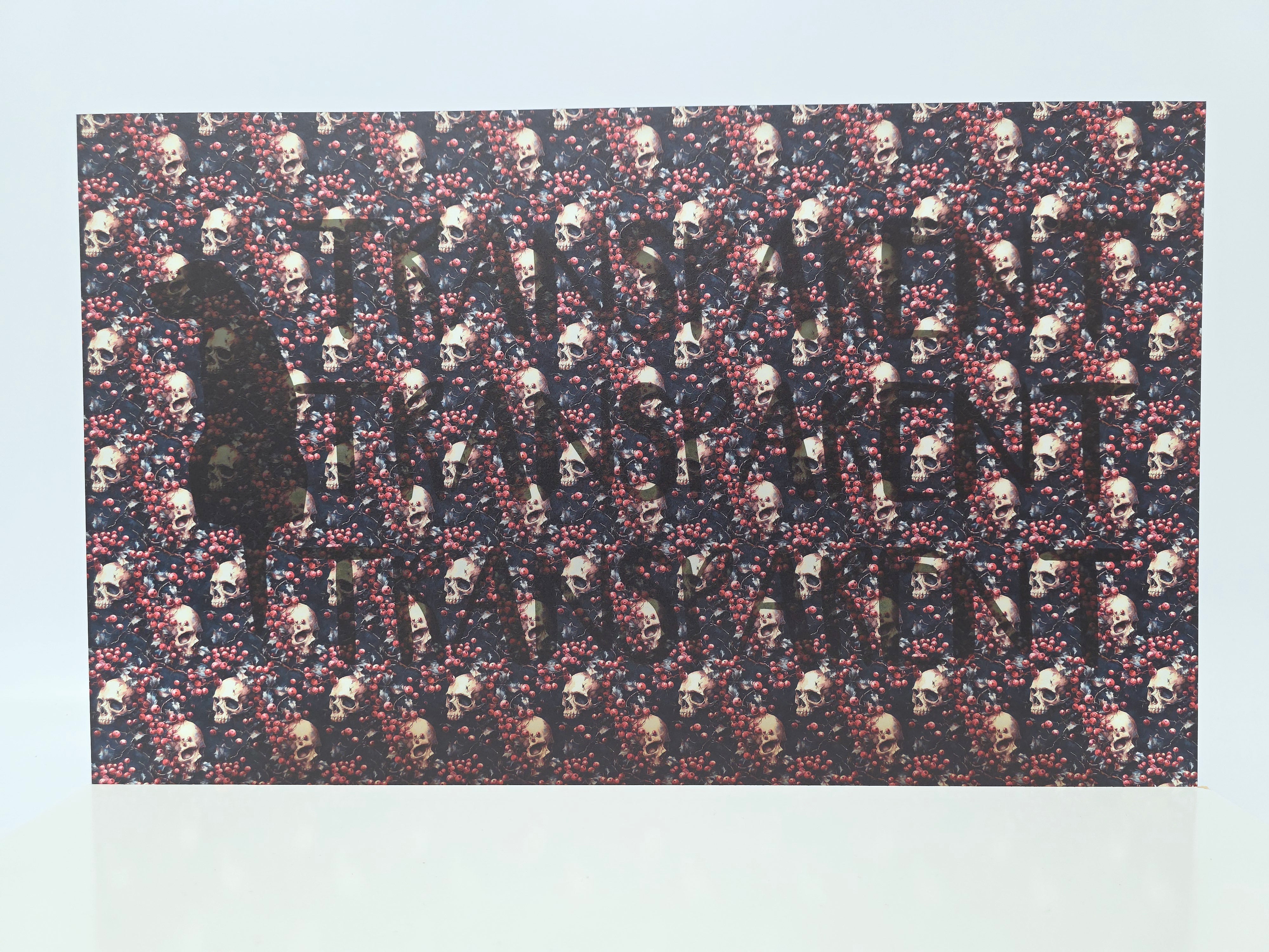 PatternPly® Transparent Skulls and Mistletoe – Smokey Hill Designs