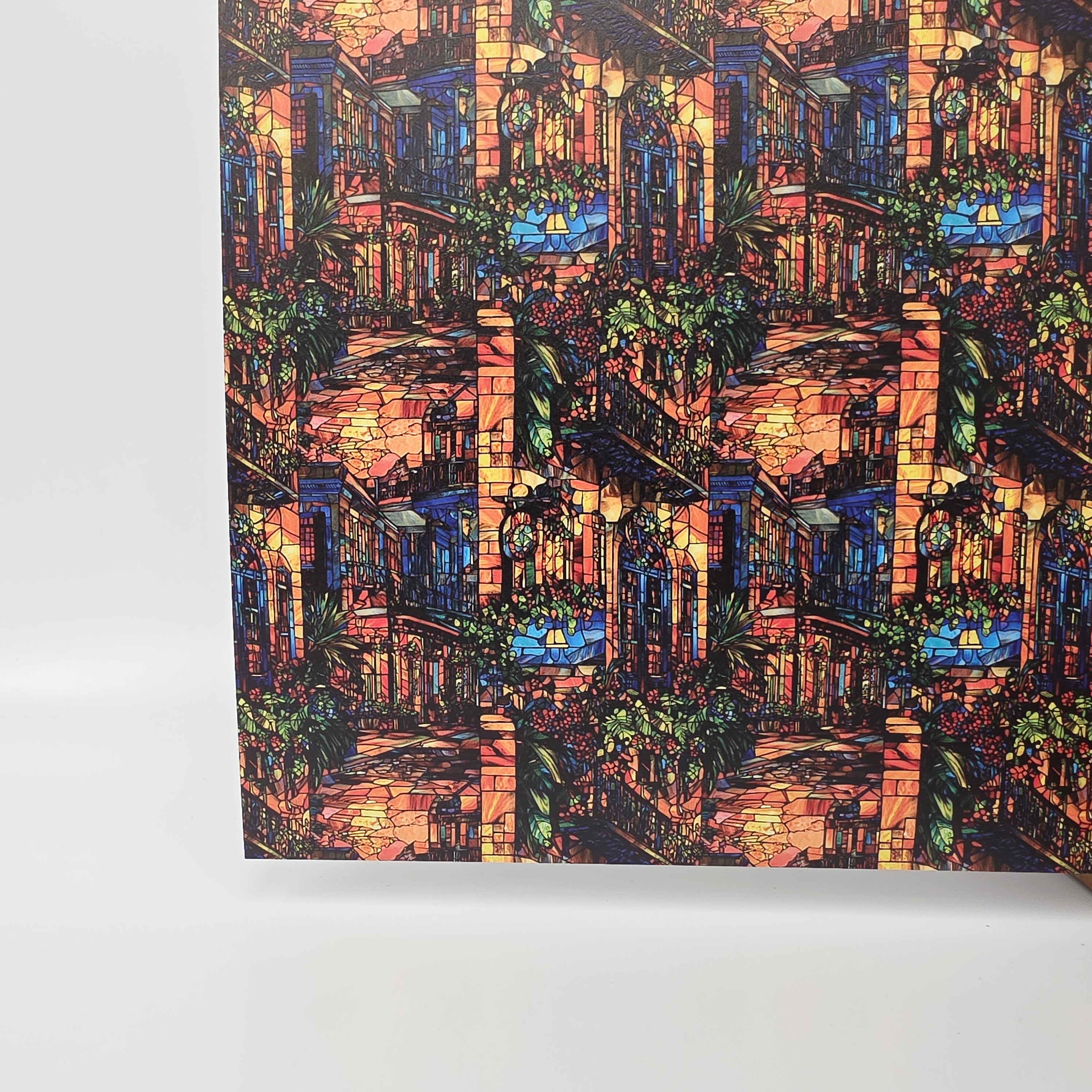 PatternPly® Full Coverage Stained Glass French Quarter – Smokey Hill ...