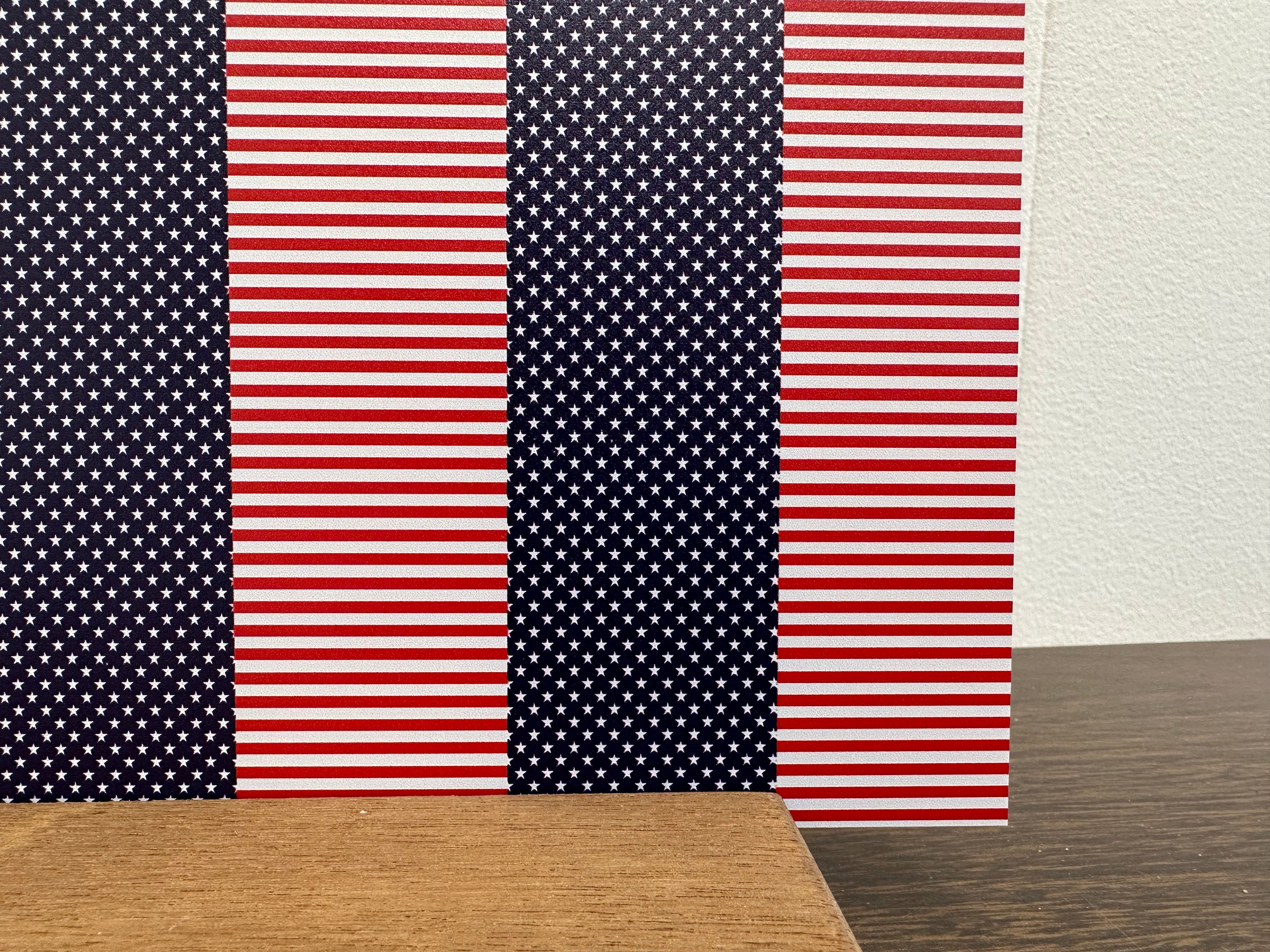 PatternPly® Full Coverage Micro US Flag Repeating with White Backgroun ...