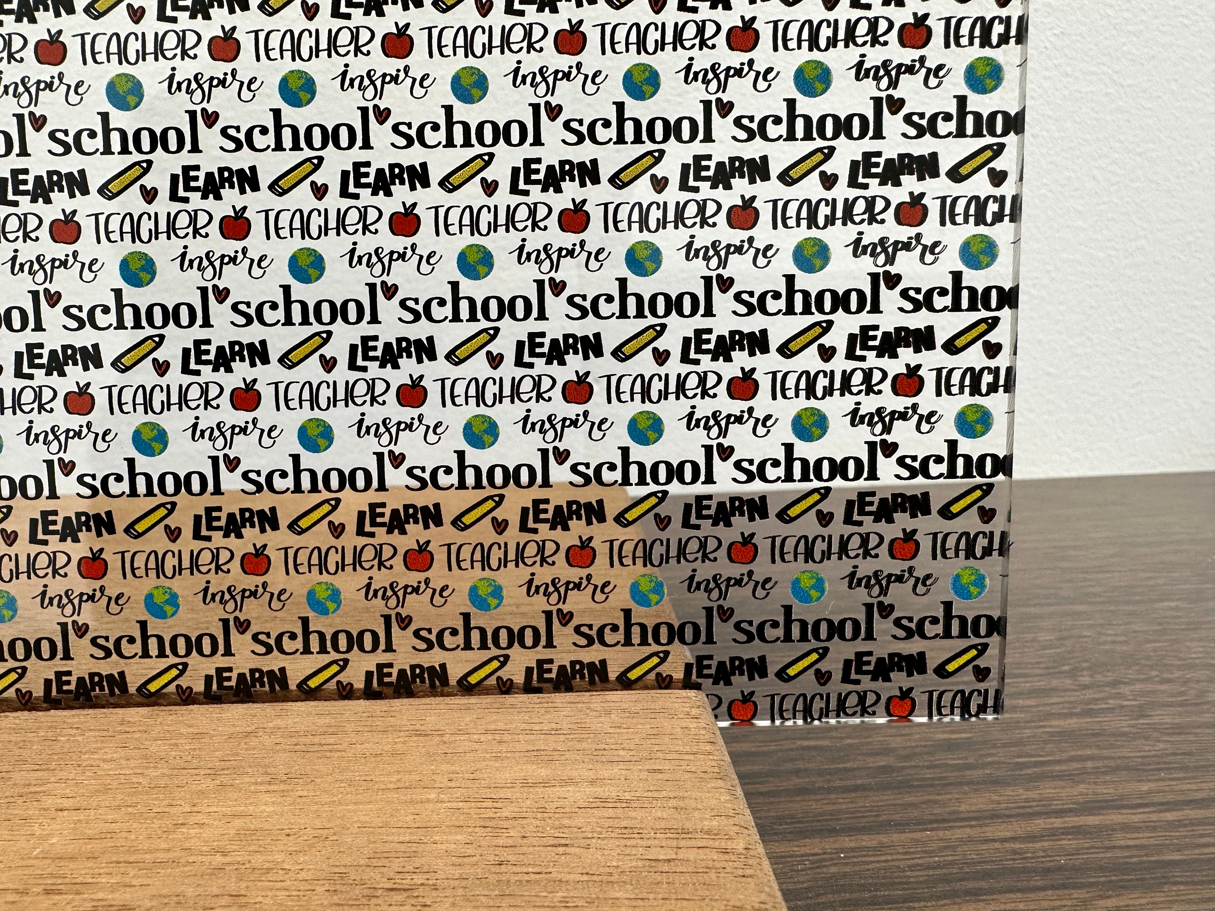 PatternPly® Scattered Micro Teaching Words – Smokey Hill Designs